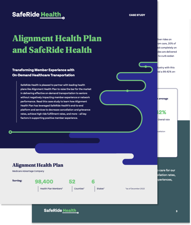 SafeRide Case Study | Alignment Health Plan: Transforming Member ...